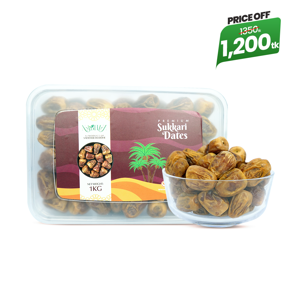 Premium Sukkari Mufattal Dates 1kg – Saddhermoddhe